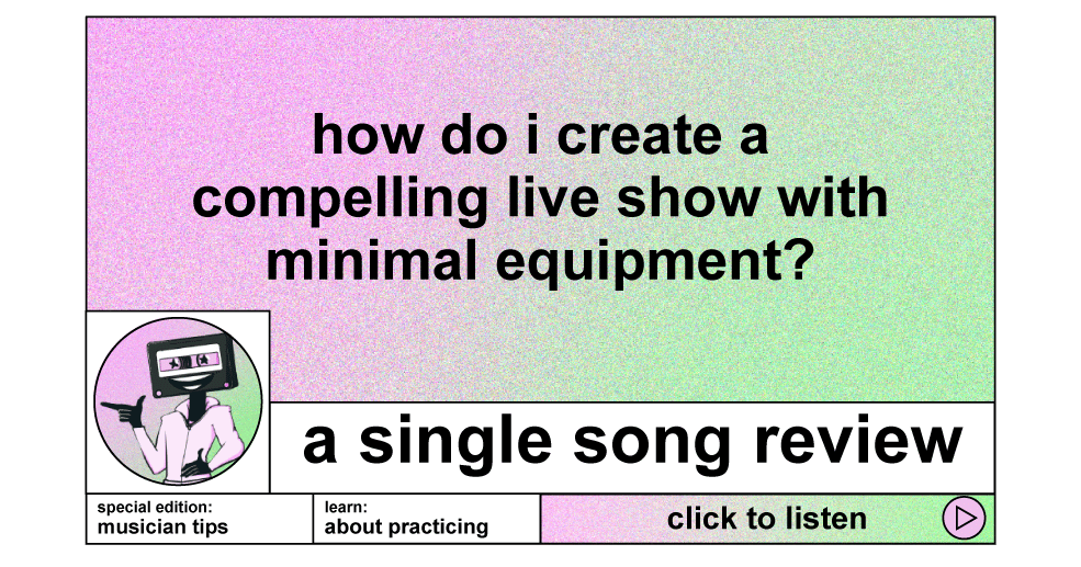 mastering minimalism: crafting a captivating live show with less