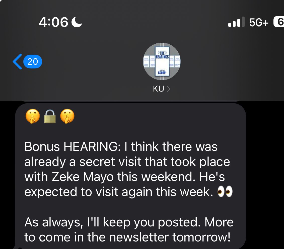 Breaking 🚨 Kansas Lands Zeke Mayo