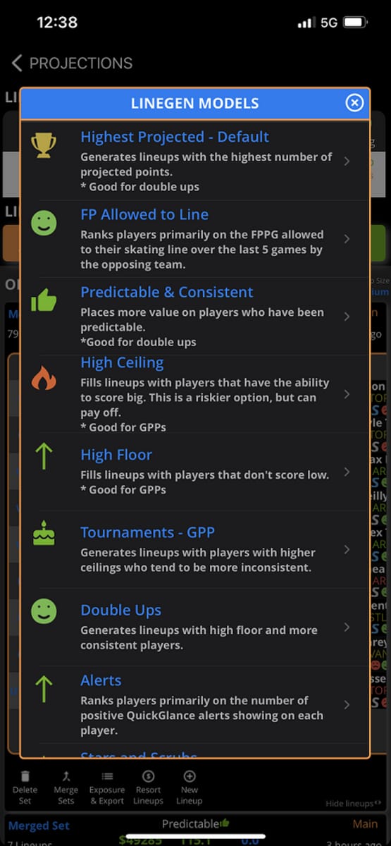 LineStar® Hat Trick 1/20 | LineStar Optimizer Models