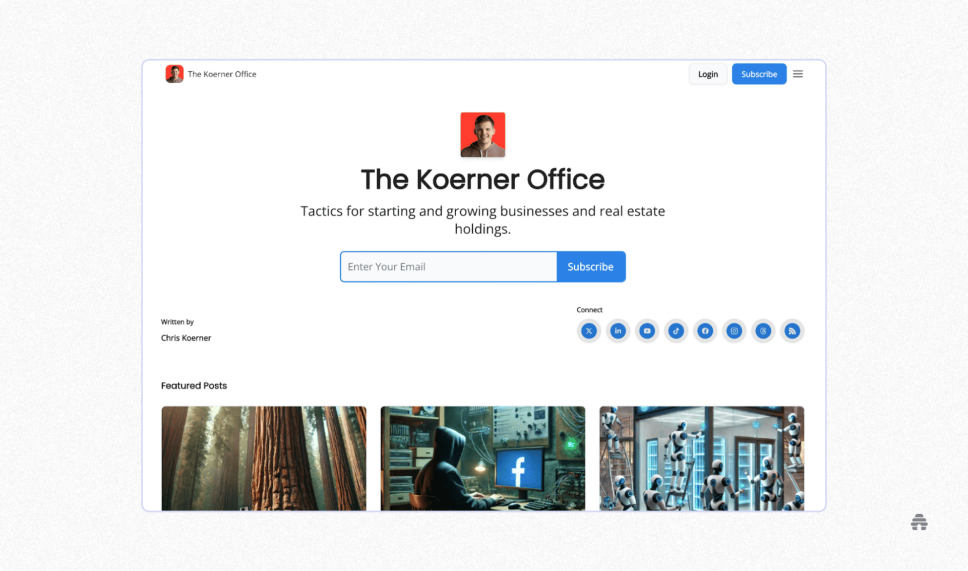 How Chris Koerner Built a 7-Figure Newsletter Using AI | beehiiv Blog