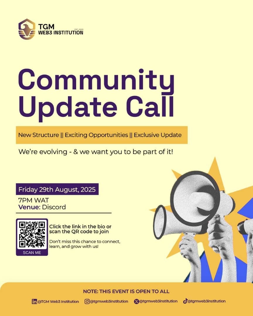 Let’s Catch up at My Community Today 💜