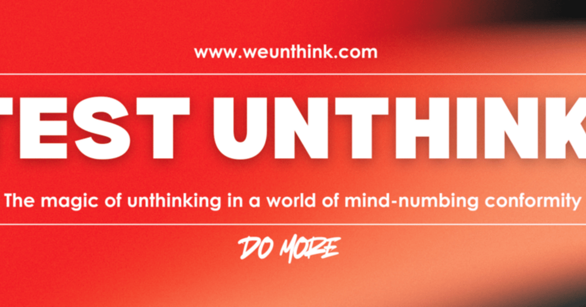 Unthink's Newsletter