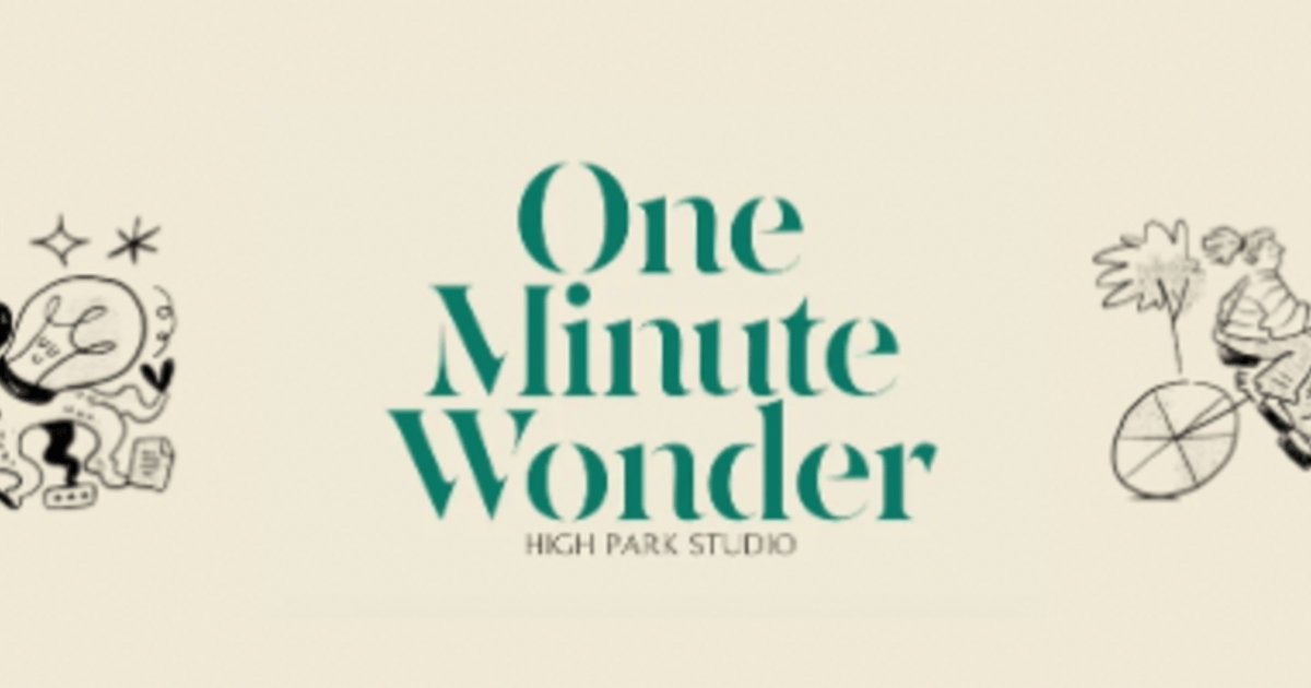 One Minute Wonder