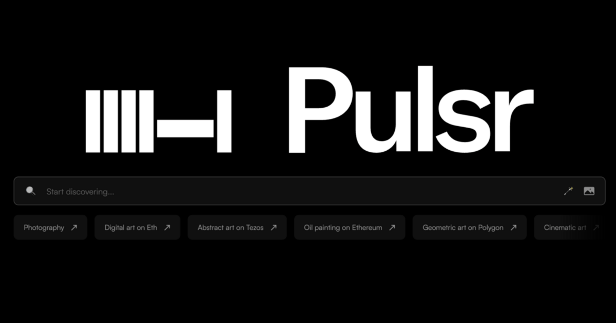 Pulsr | AI-powered discovery network for NFTS