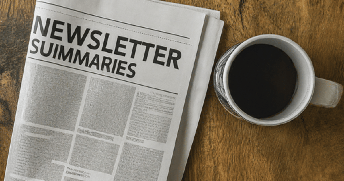 Newsletter Summaries