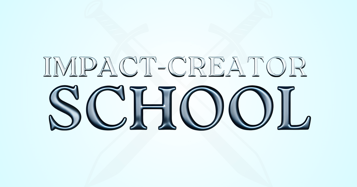 The Impact Creator Letter