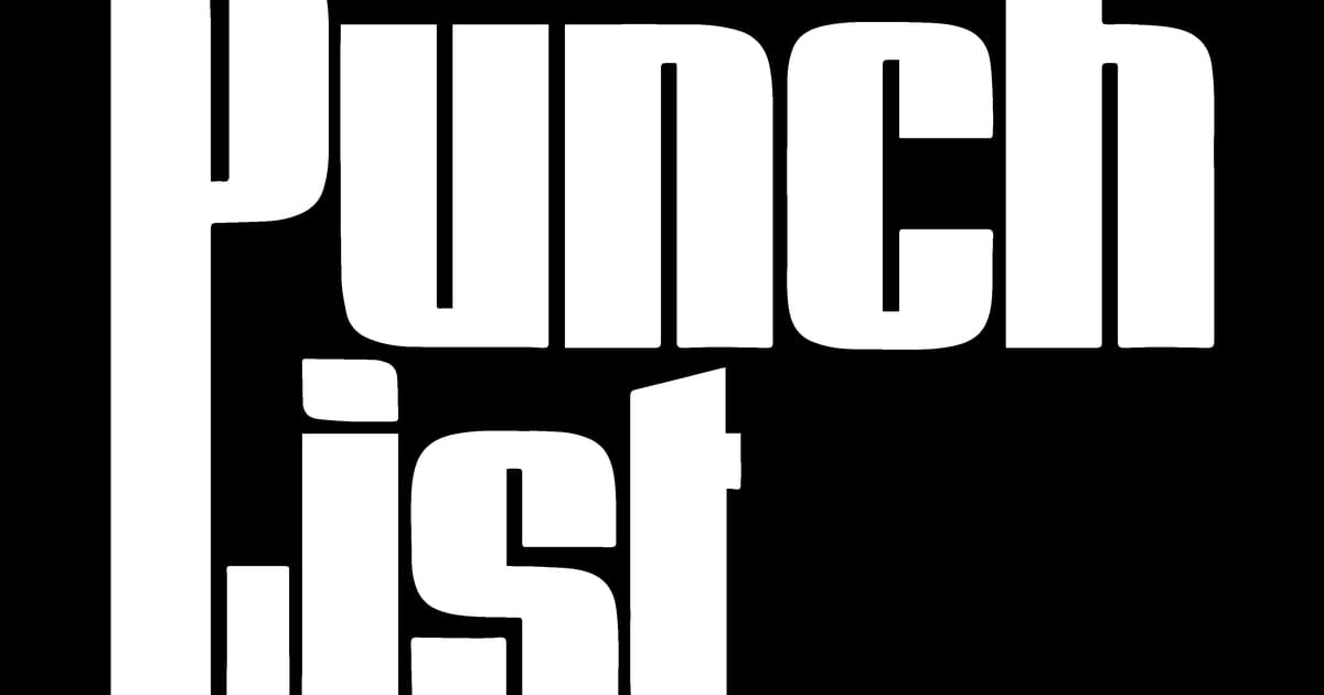 Punch List Architecture Newsletter