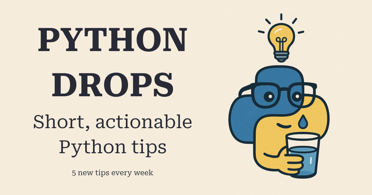 Subscribe | Python drops 🐍💧