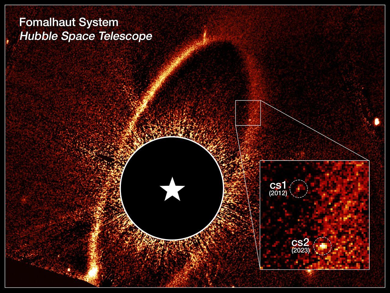 Hubble Witnesses Asteroids in Another Solar System Colliding