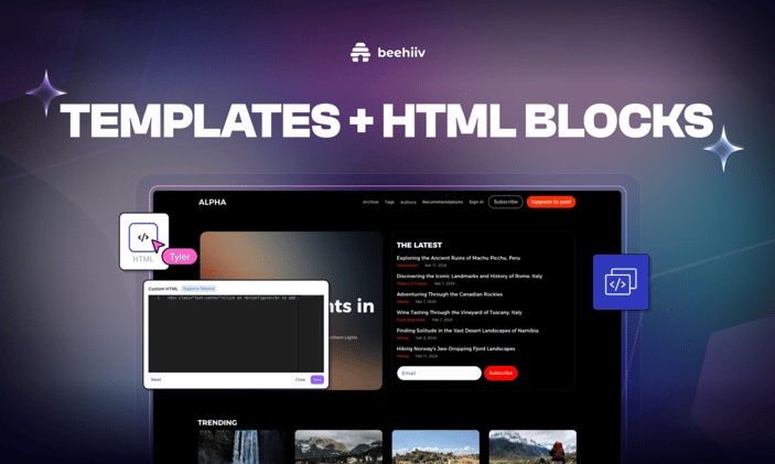 beehiiv Product Updates