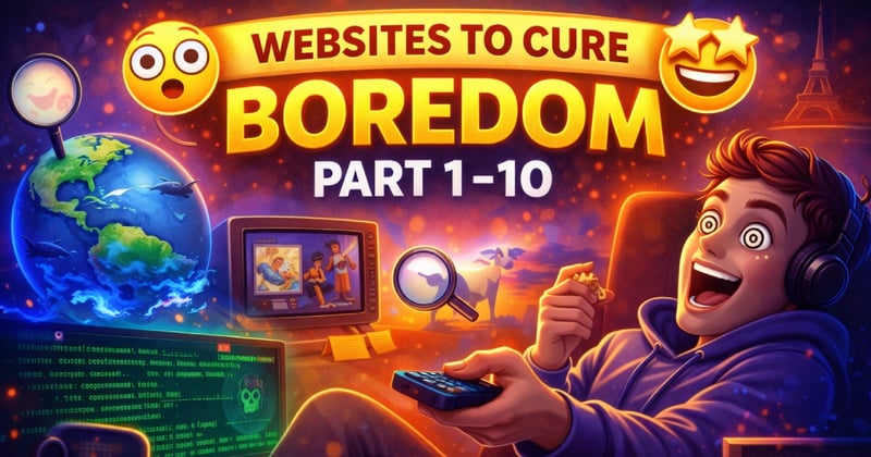 Websites to Cure Boredom | Matty's Powerful Newsletter You Should Know