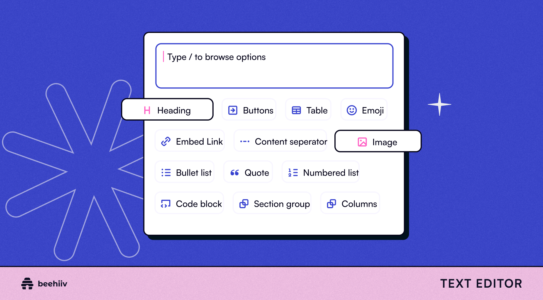 Write newsletters using the best editor in the industry - Features ...